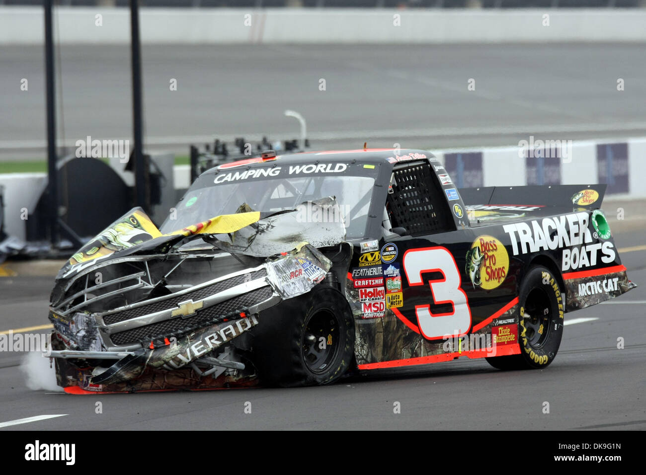 Aug. 20, 2011 - Brooklyn, Michigan, U.S - Austin Dillon (#3) comes to a ...