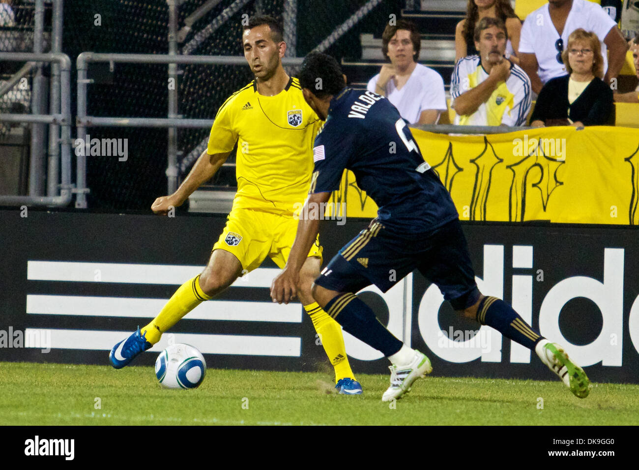 Aug. 20, 2011 - Columbus, Ohio, U.S - Columbus Crew forward Justin ...