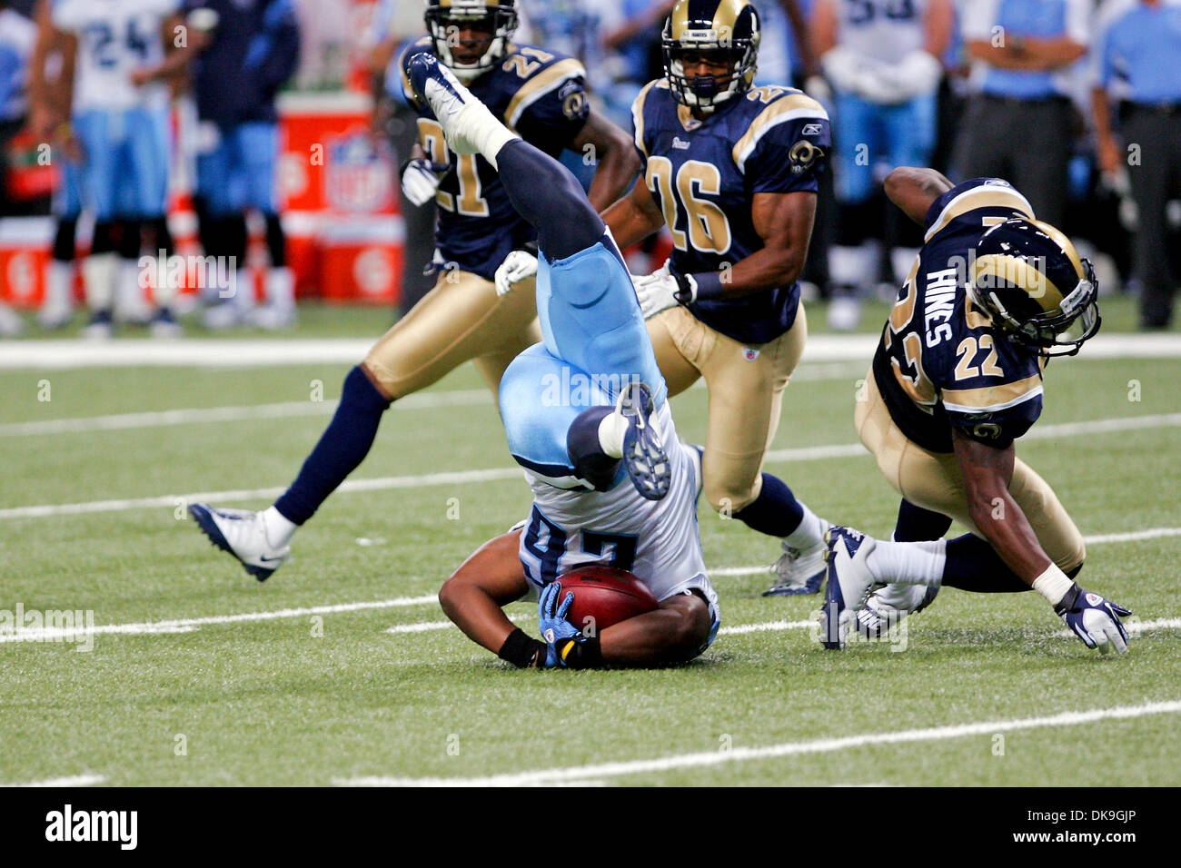 Aug. 20, 2011 - Saint Louis, Missouri, U.S - Tennessee Titans running ...