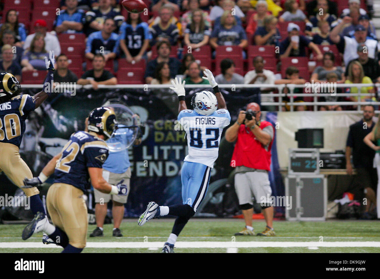 Aug. 20, 2011 - Saint Louis, Missouri, U.S - Tennessee Titans wide ...