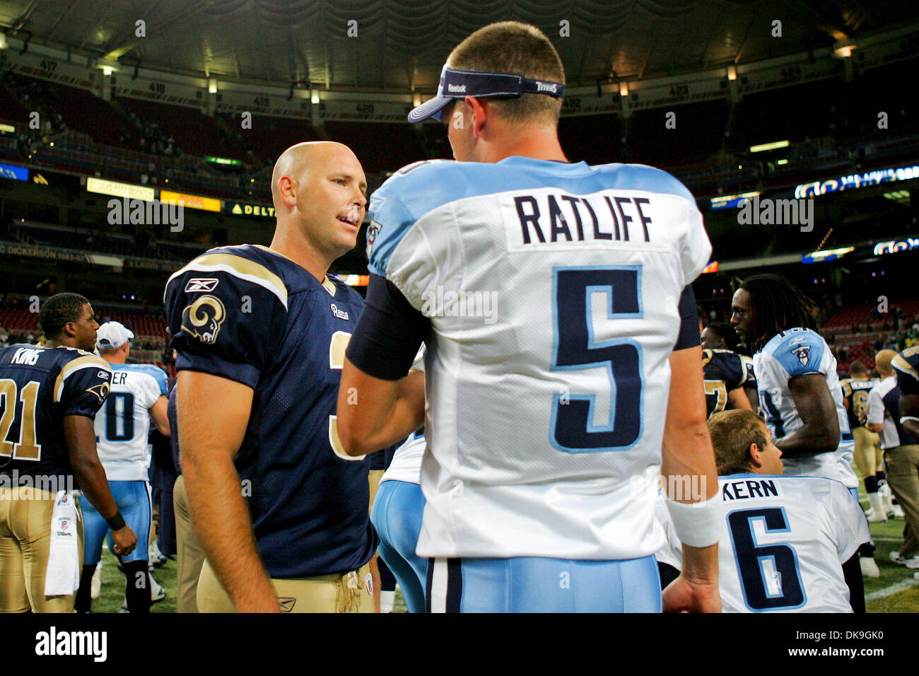 Aug. 20, 2011 - Saint Louis, Missouri, U.S - St. Louis Rams place ...