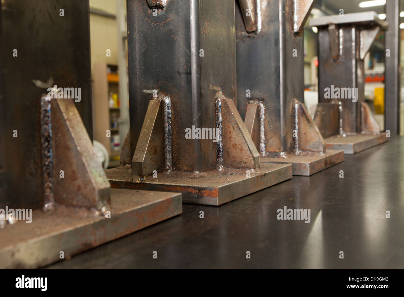Welded steel supports Stock Photo - Alamy