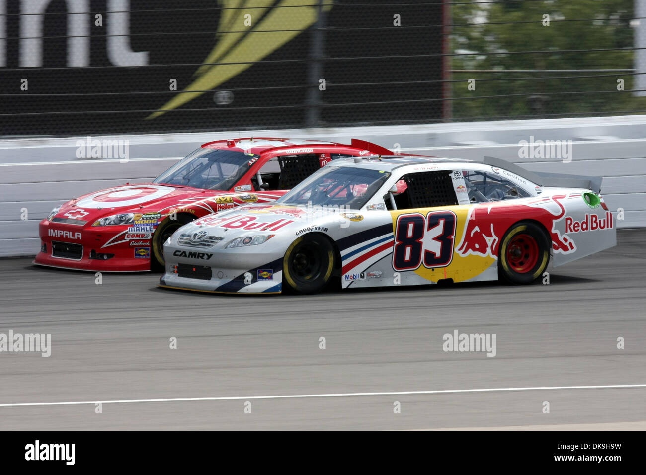 Aug. 21, 2011 - Brooklyn, Michigan, U.S - Juan Pablo Montoya (#42) and ...