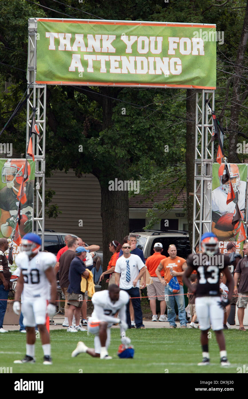Aug. 21, 2011 - Berea, Ohio, U.S - The Cleveland Browns practice at the ...