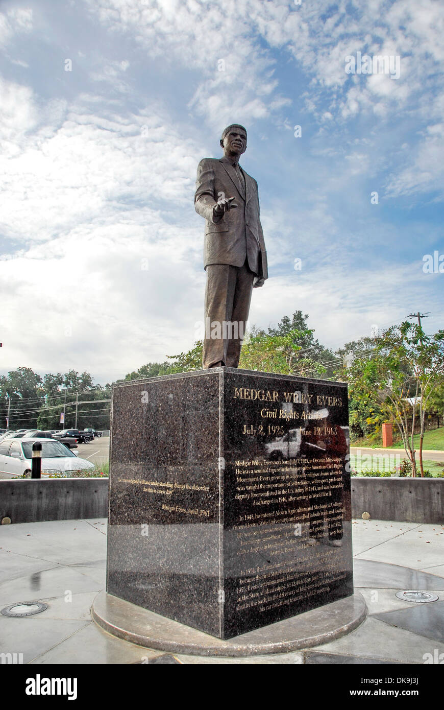 Statue evers graduate alcorn state hi-res stock photography and images ...