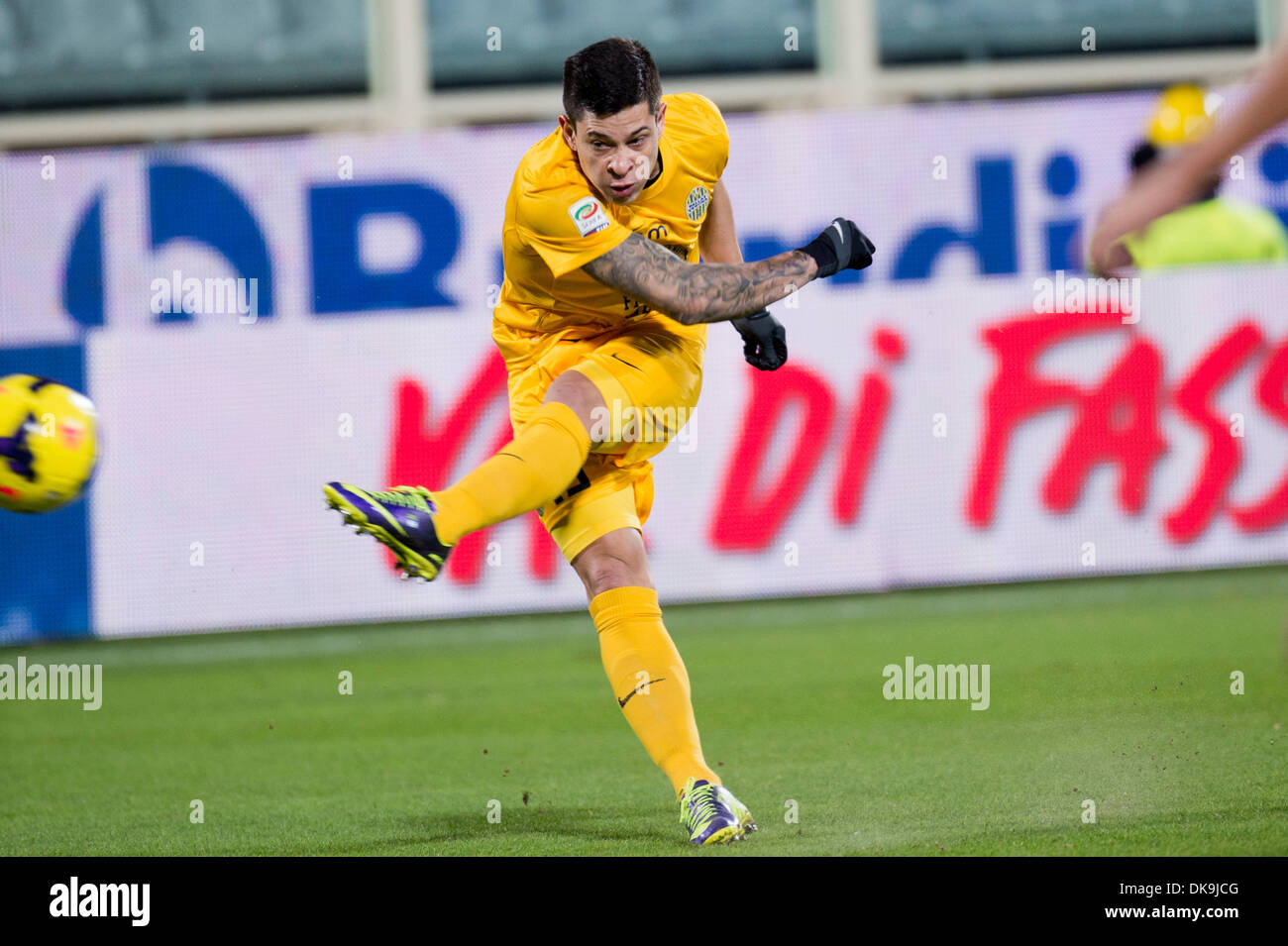 Firenze, Italy. 2nd Dec, 2013. Juan Manuel Iturbe (Hellas) Football ...