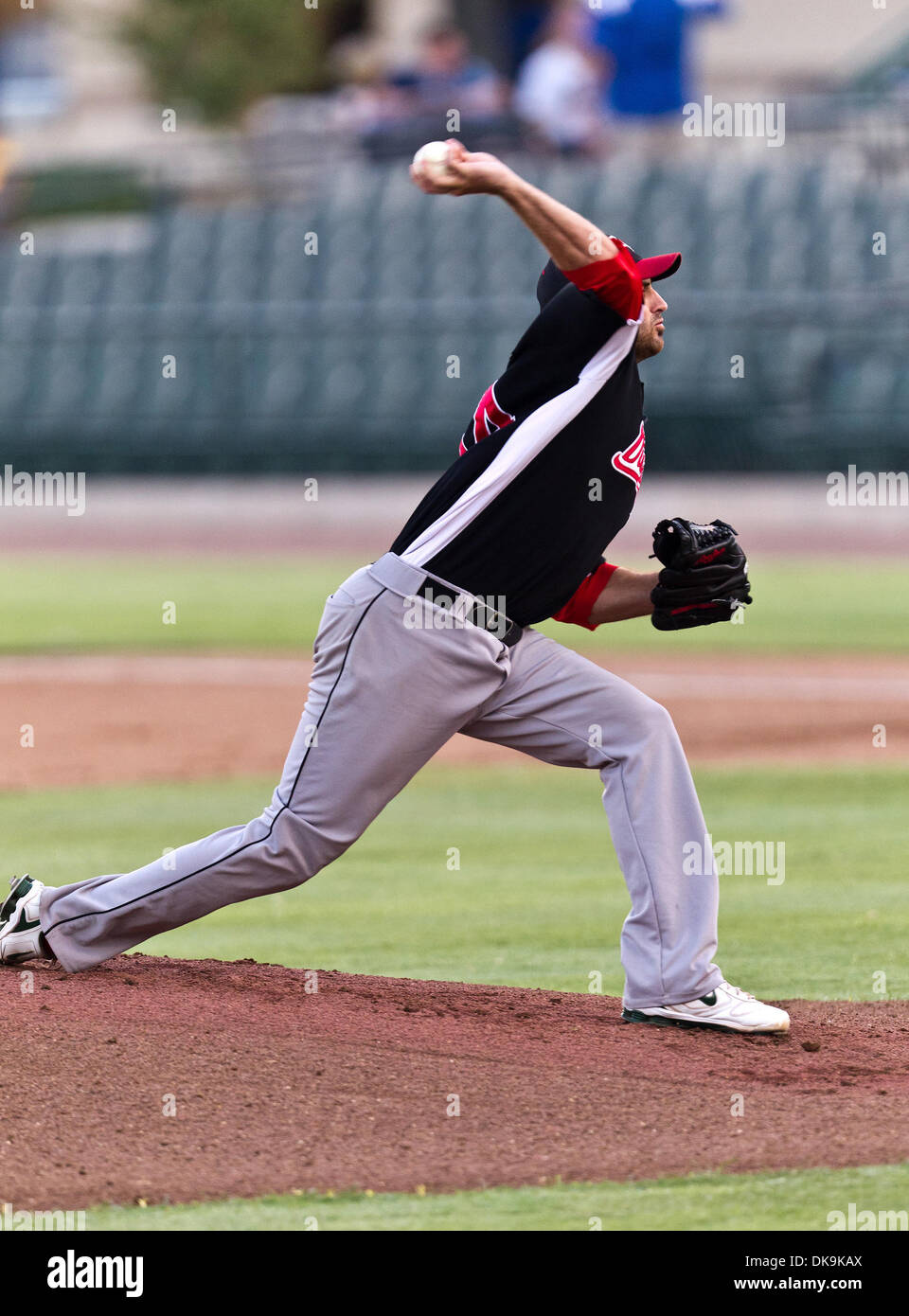 Aug. 24, 2011 - Fort Worth, Texas, U.S - El Paso Diablos Pitcher Scott ...