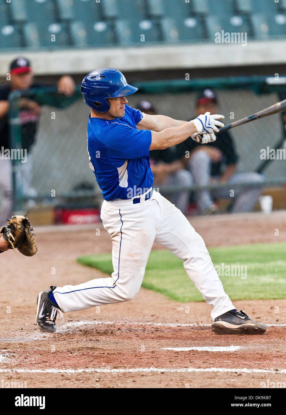 Aug. 24, 2011 - Fort Worth, Texas, U.S - Fort Worth Cats Catcher Kelley ...