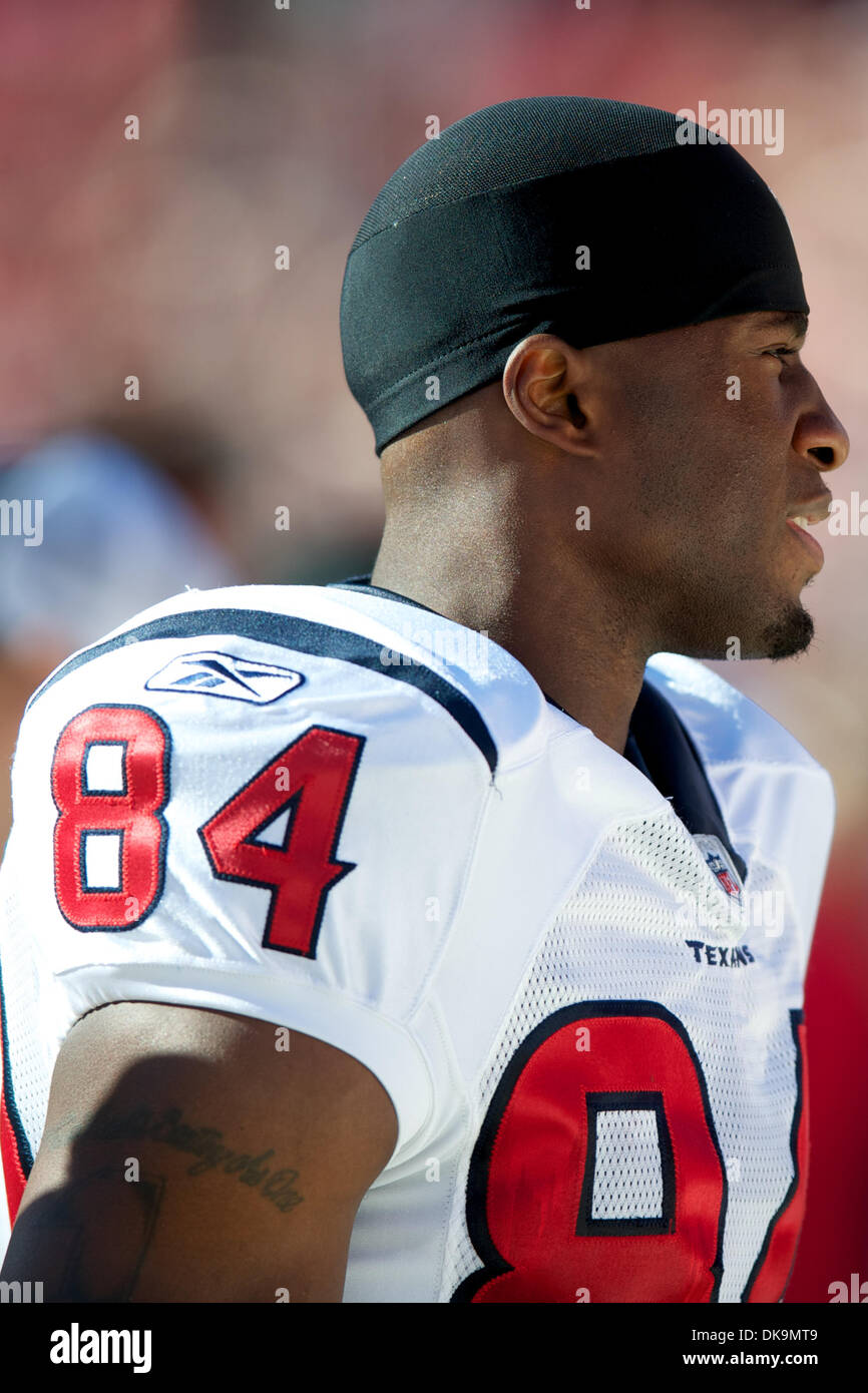 Aug. 27, 2011 - San Francisco, California, U.S - Texans wide receiver ...