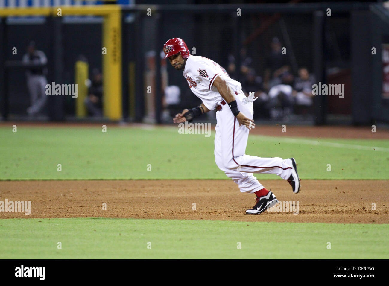 Aug. 29, 2011 - Phoenix, Arizona, U.S. - Arizona's CF Chris Young (24 ...