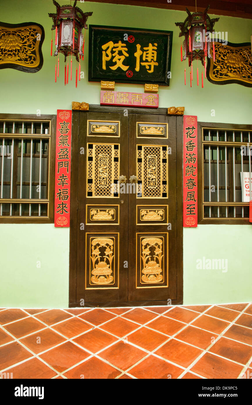 Traditional Chinese shop houses in the UNESCO World Heritage zone of ...