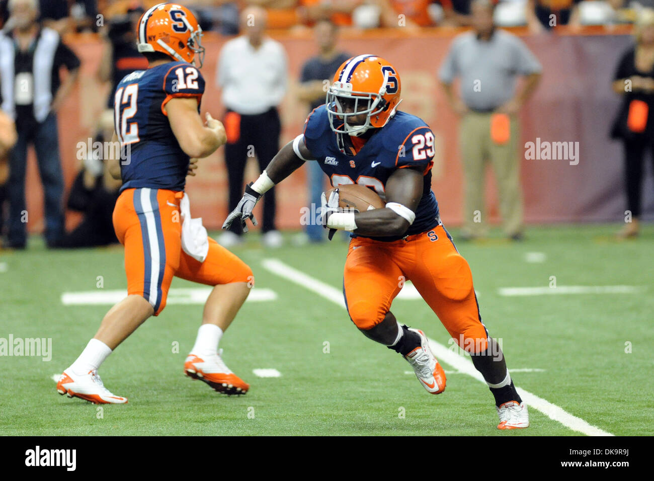 Sept. 1, 2011 - Syracuse, New York, U.S - Syracuse Orange running back ...