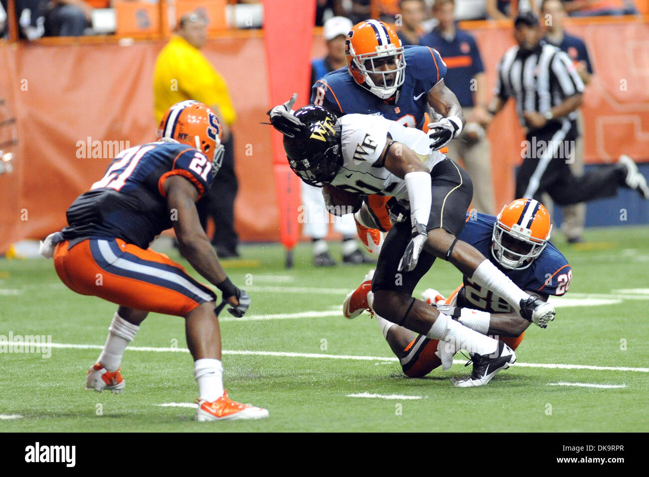 Sept. 2, 2011 - Syracuse, New York, U.S - Wake Forest Demon Deacons ...