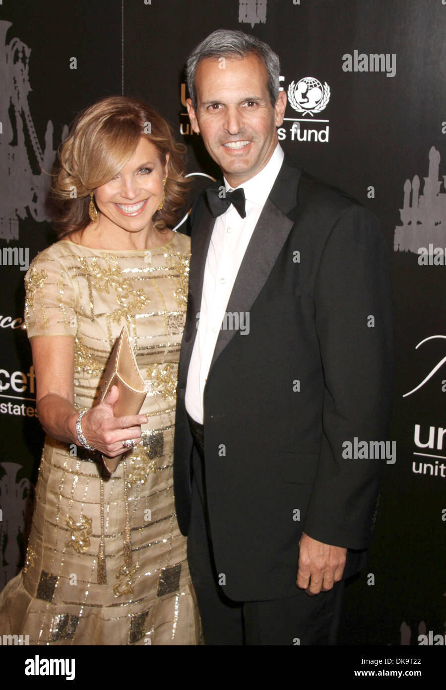 New York, USA. 3rd Dec, 2013. KATIE COURIC and her fiance JOHN MOLNER ...