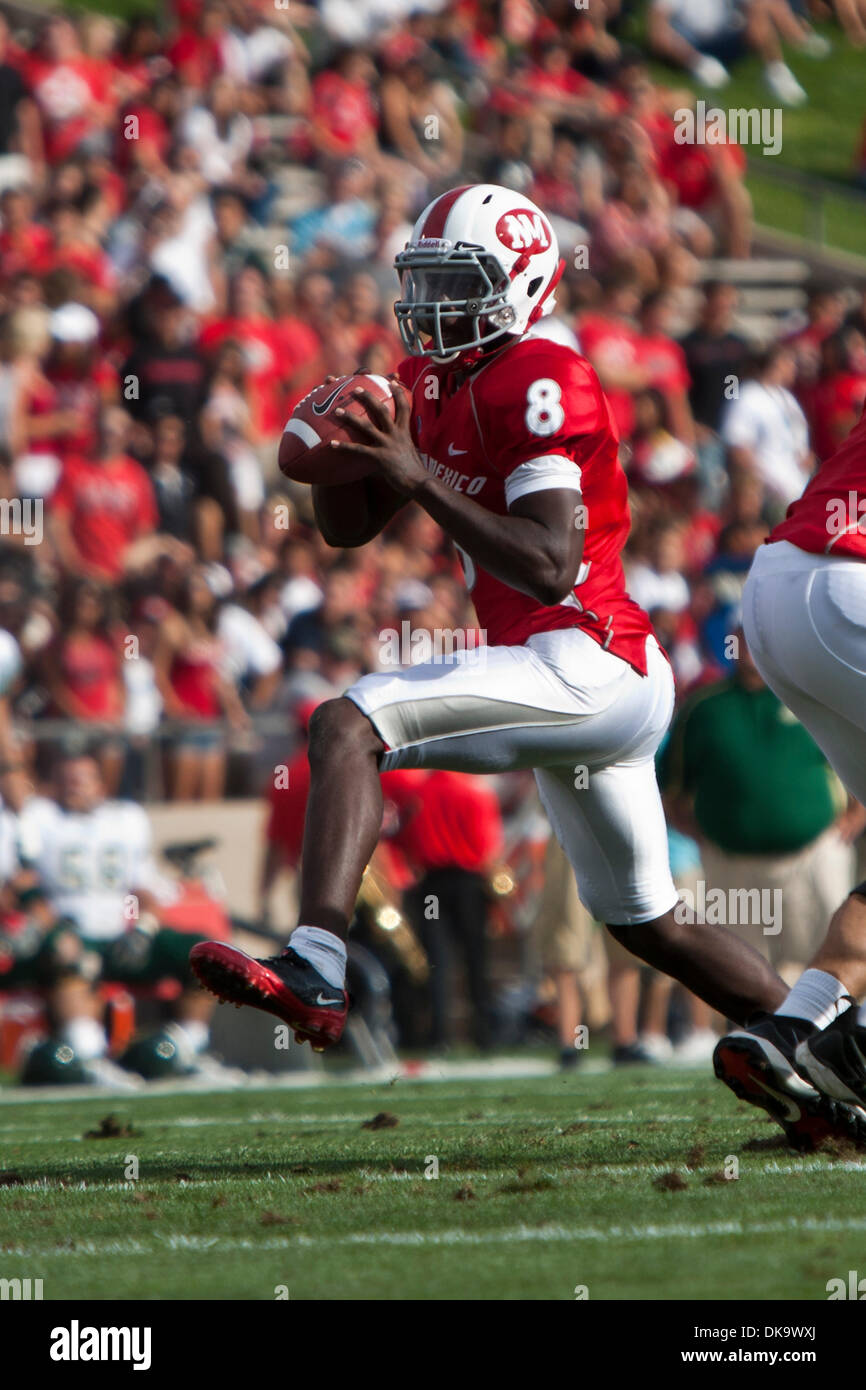 Sept. 3, 2011 - Albuquerque, New Mexico, U.S - Tarean Austin #8 of the ...