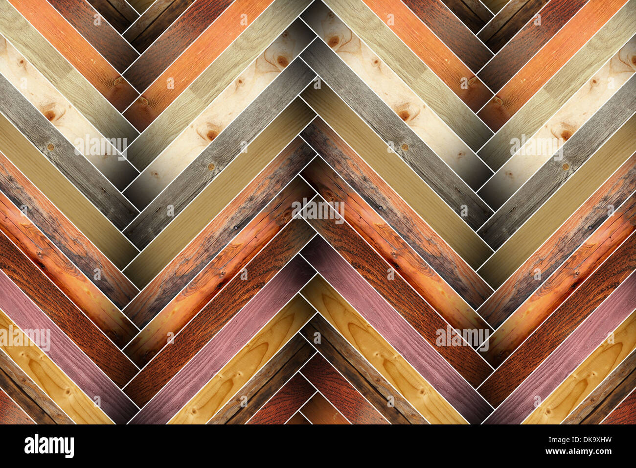 pattern of floor materials collection installed like parquet Stock ...