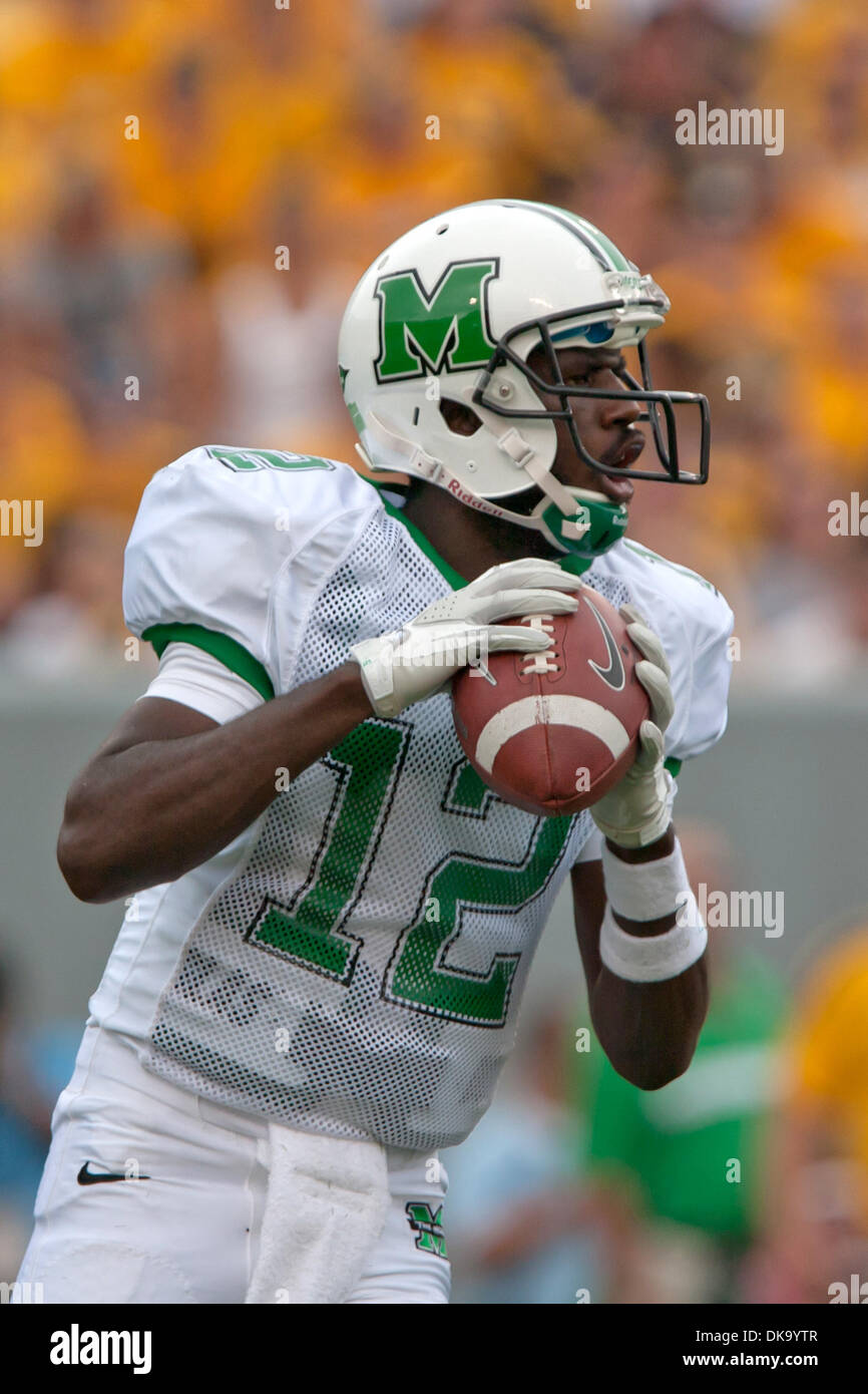 Sept. 4, 2011 - Morgantown, West Virginia, U.S - Marshall quarterback ...