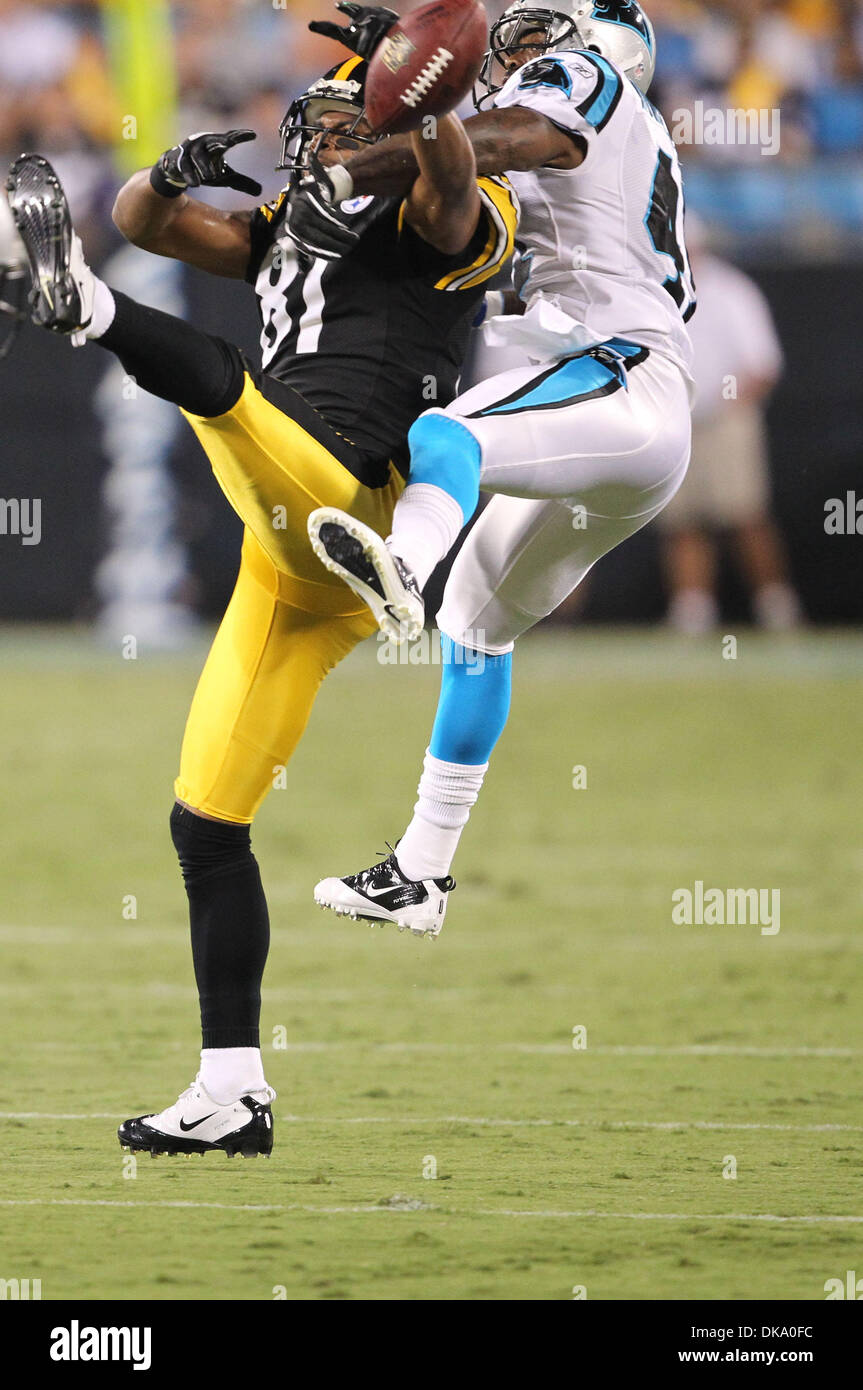 September 1, 2011; Pittsburgh Steelers wide receiver Arnaz Battle (81 ...