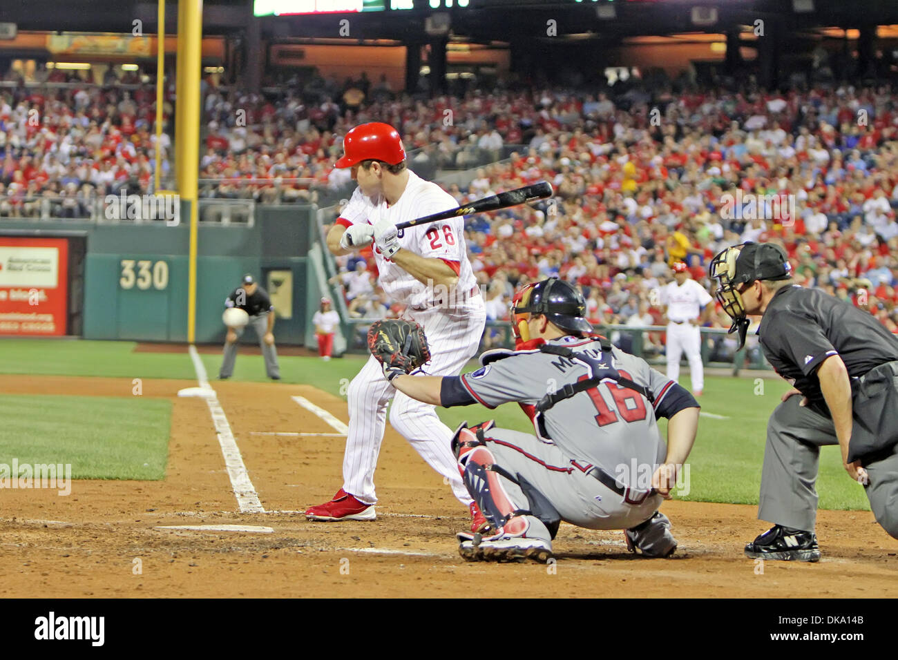 Philadelphia phillies baseman chase utley hi-res stock photography and ...