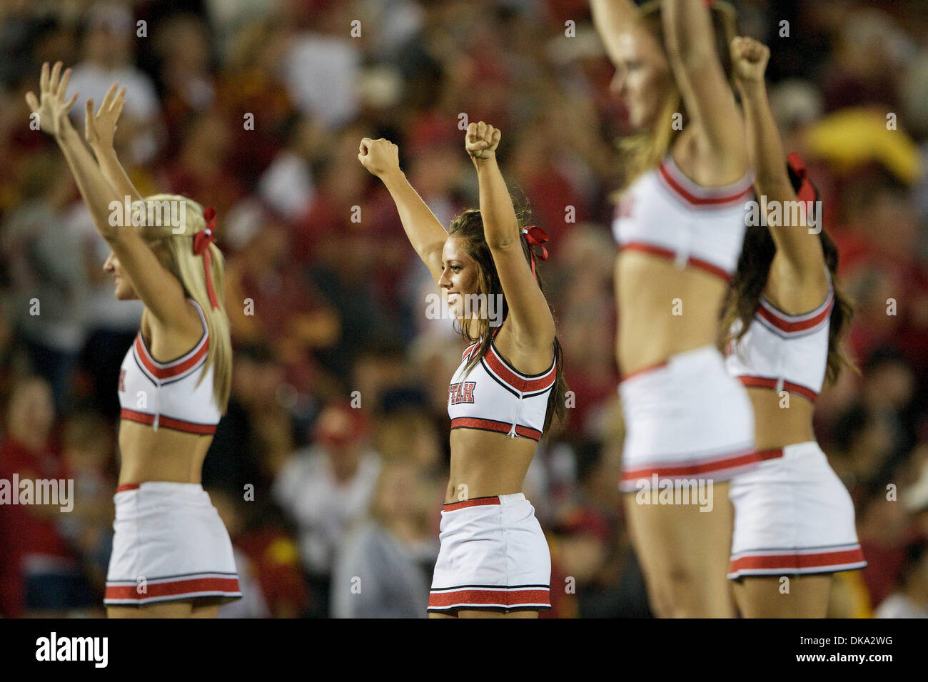 Utah utes cheerleaders hi-res stock photography and images - Alamy