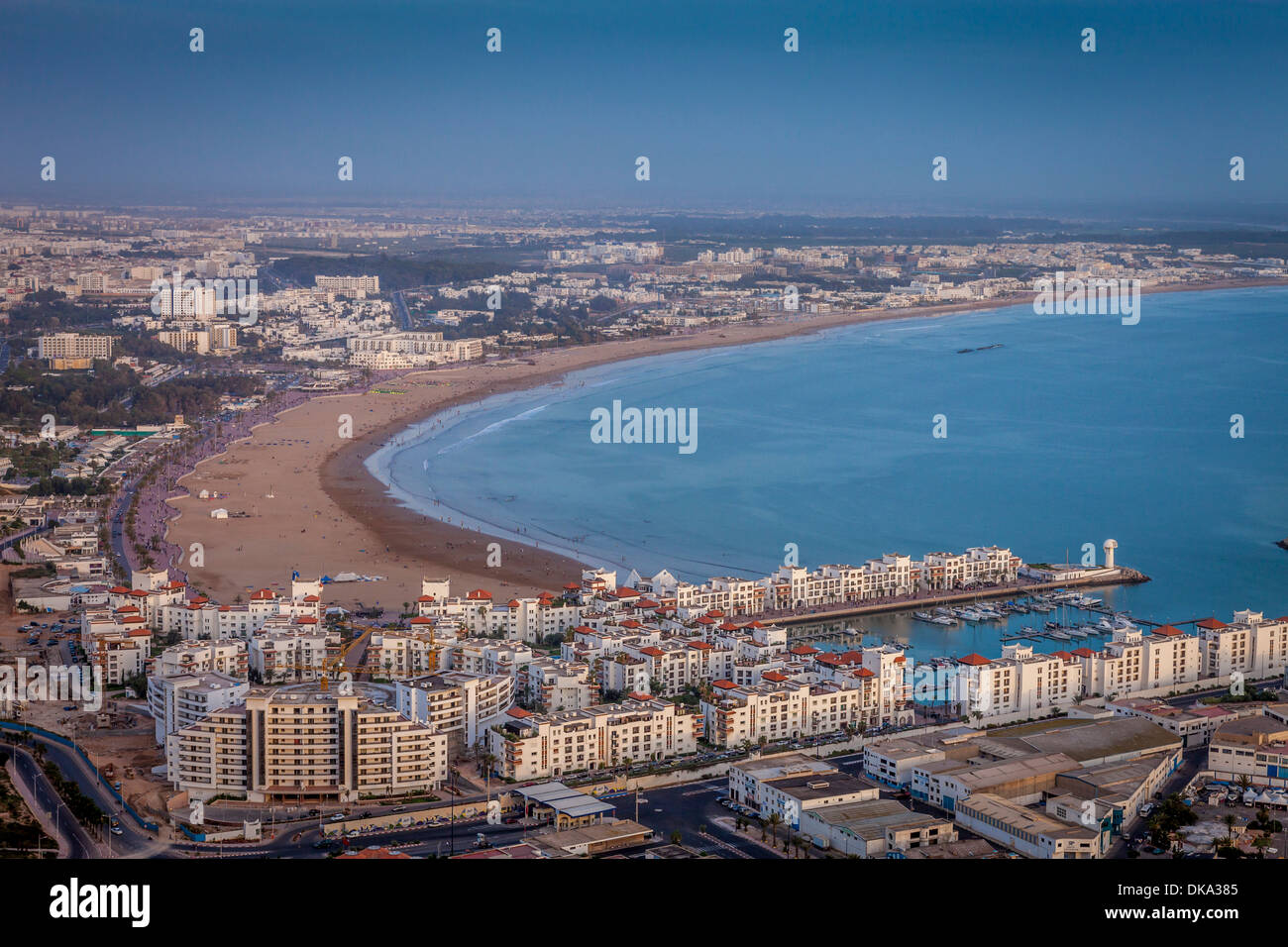 View of Agadir from the Kasbah, Agadir, Morocco Stock Photo - Alamy