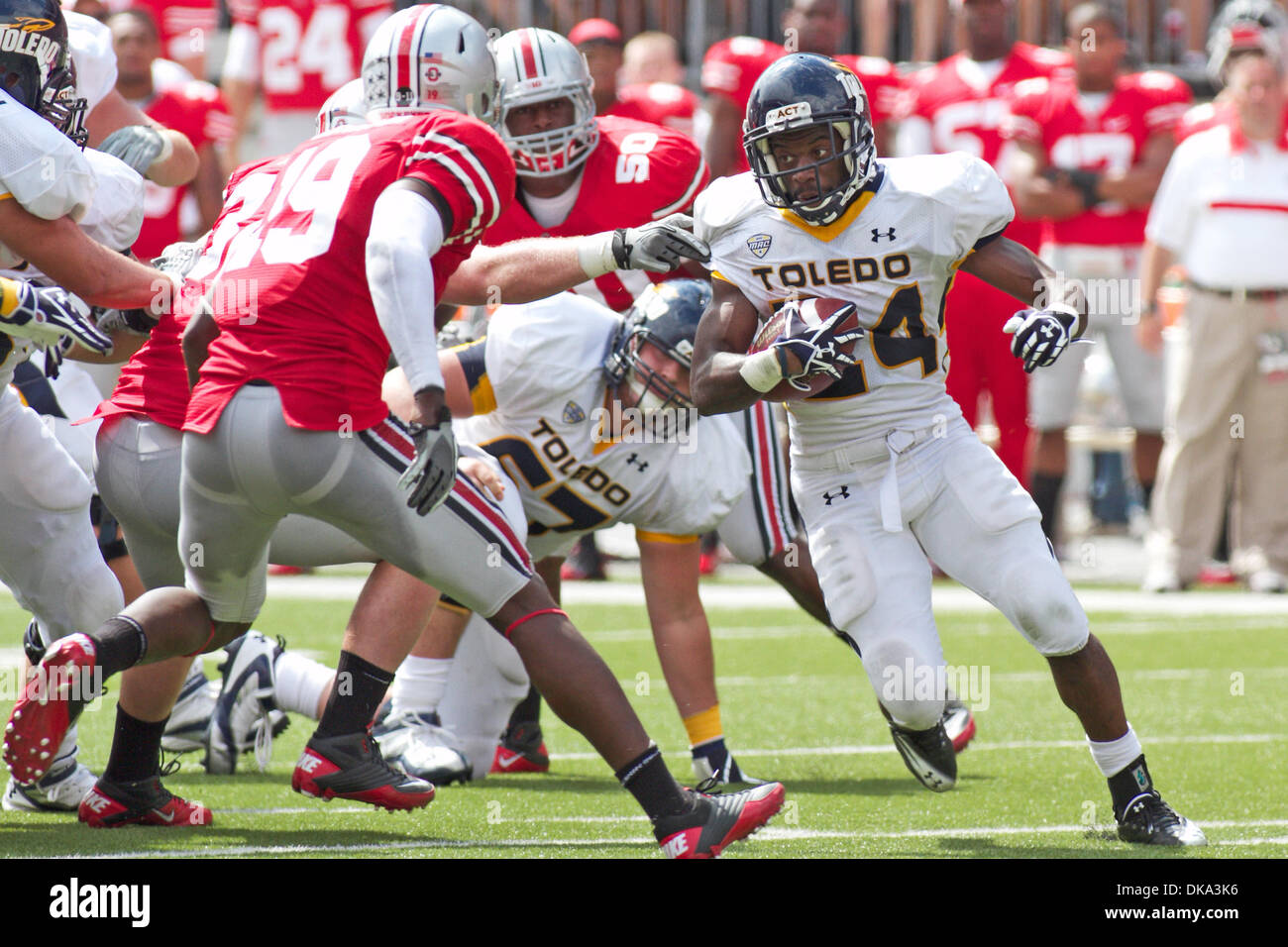 Sept. 10, 2011 - Columbus, Ohio, U.S - Toledo Rockets running back ...