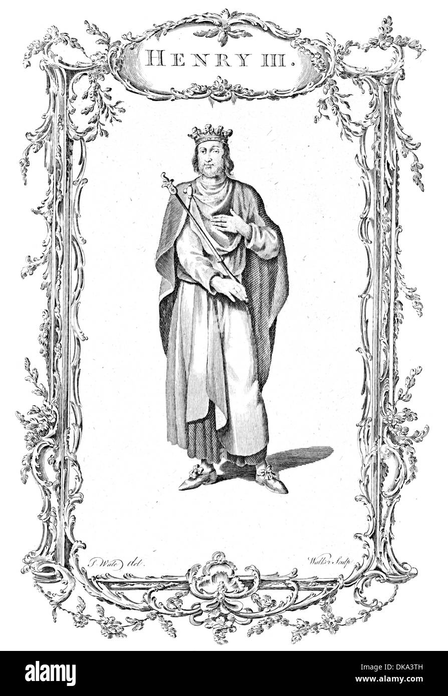 King Henry III of England Stock Photo - Alamy