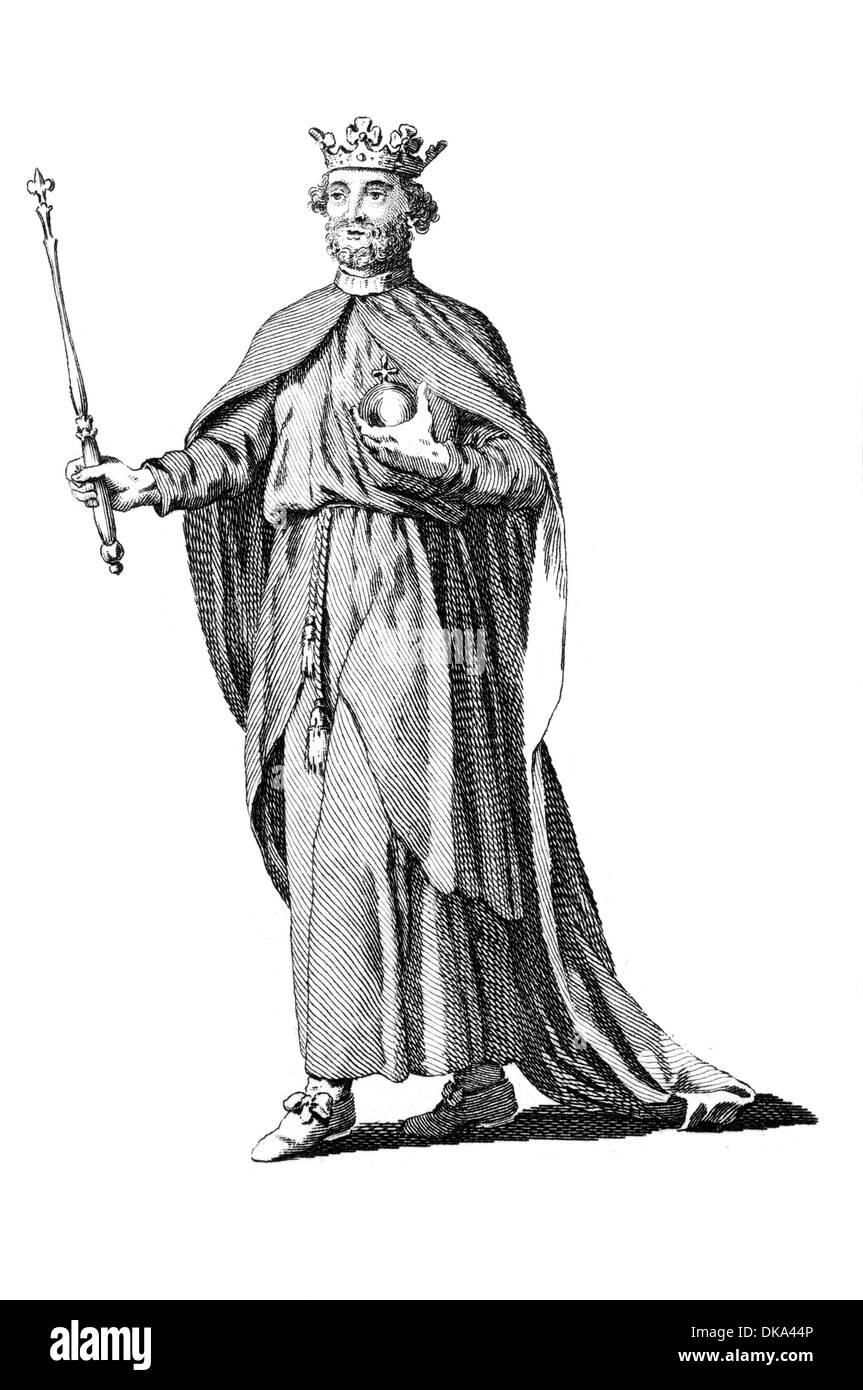 King Edward II Stock Photo - Alamy