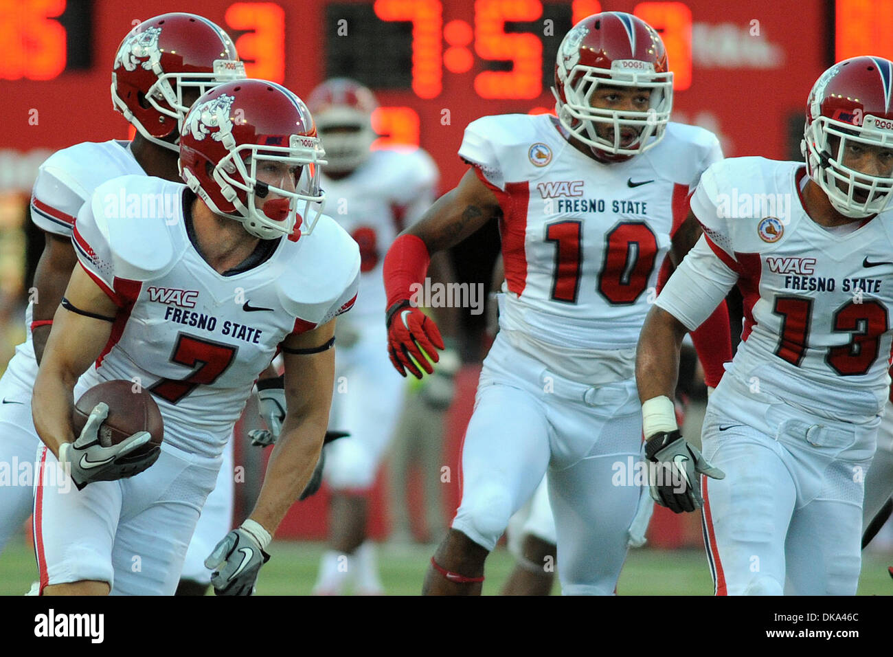 Sept. 10, 2011 - Lincoln, Nebraska, U.S - Fresno State receiver Devon ...