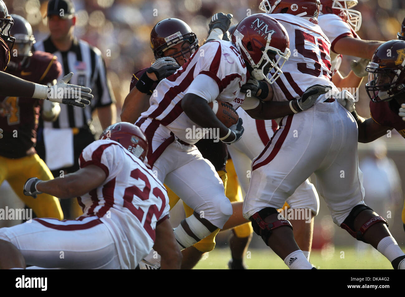 Sept. 10, 2011 - Minneapolis, Minnesota, U.S - New Mexico State Auggie ...