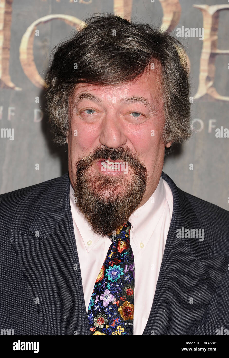 STEPHEN FRY English actor in November 2013. Photo Jeffrey Mayer Stock ...