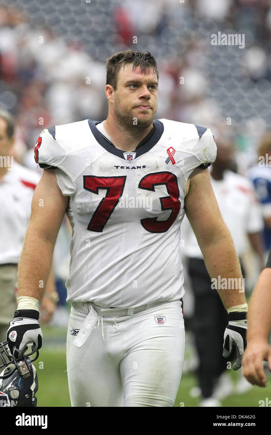 Sept. 11, 2011 - Houston, Texas, U.S - Houston Texans tackle Eric ...
