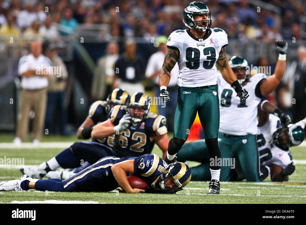 Sept. 11, 2011 - Saint Louis, Missouri, U.S - Philadelphia Eagles ...