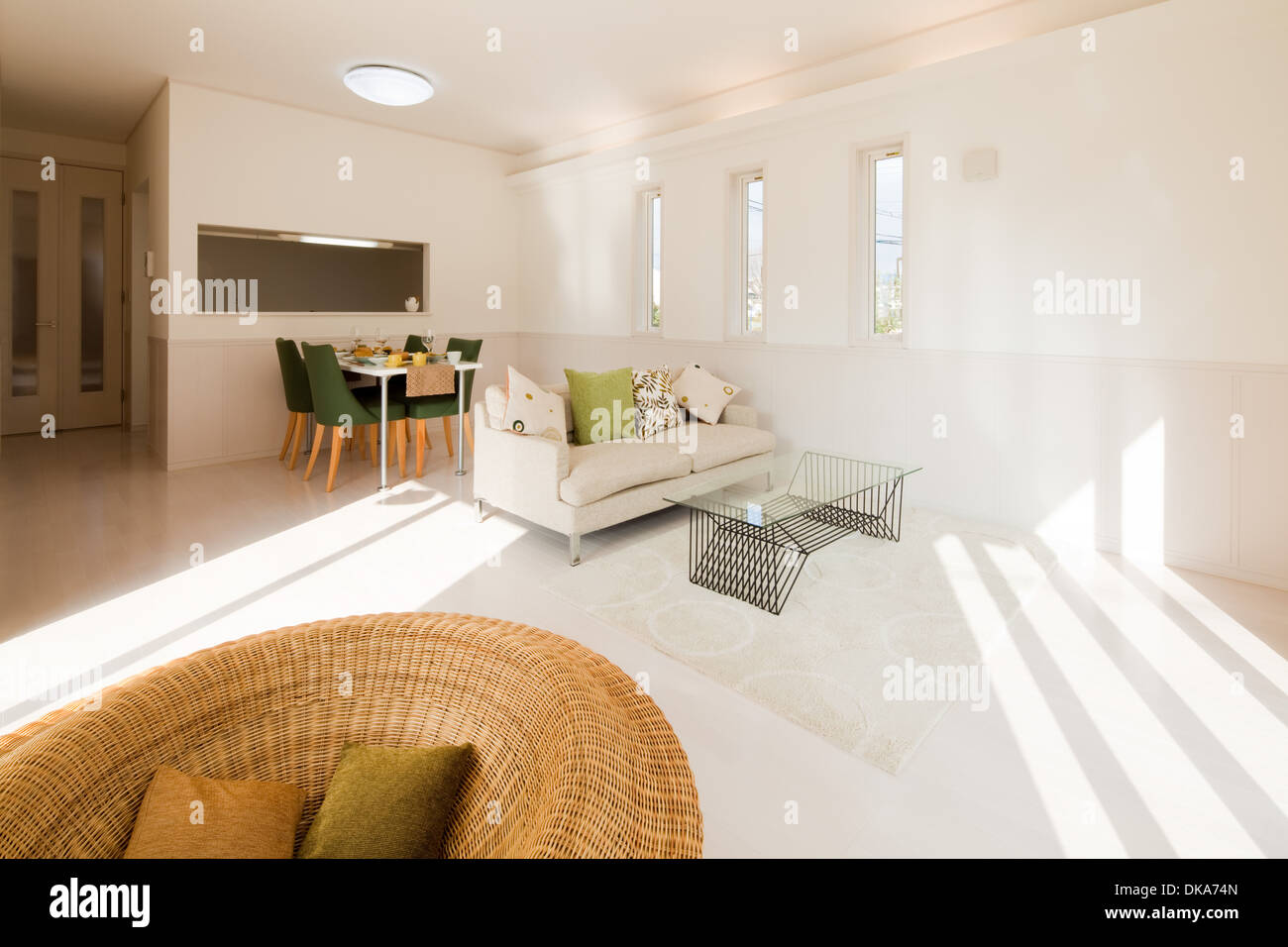 Japanese house interior Stock Photo - Alamy