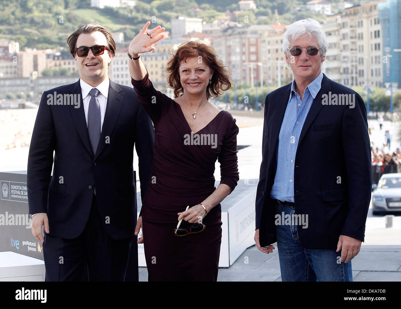 Nicholas Jarecki Sn Sarandon and Richard Gere 60th San Sebastian Dostia ...