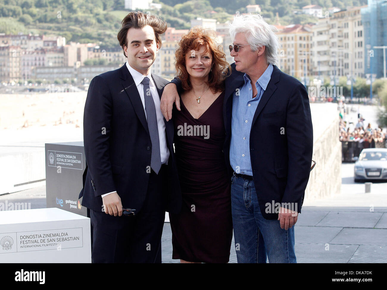 Nicholas Jarecki Sn Sarandon and Richard Gere 60th San Sebastian Dostia ...