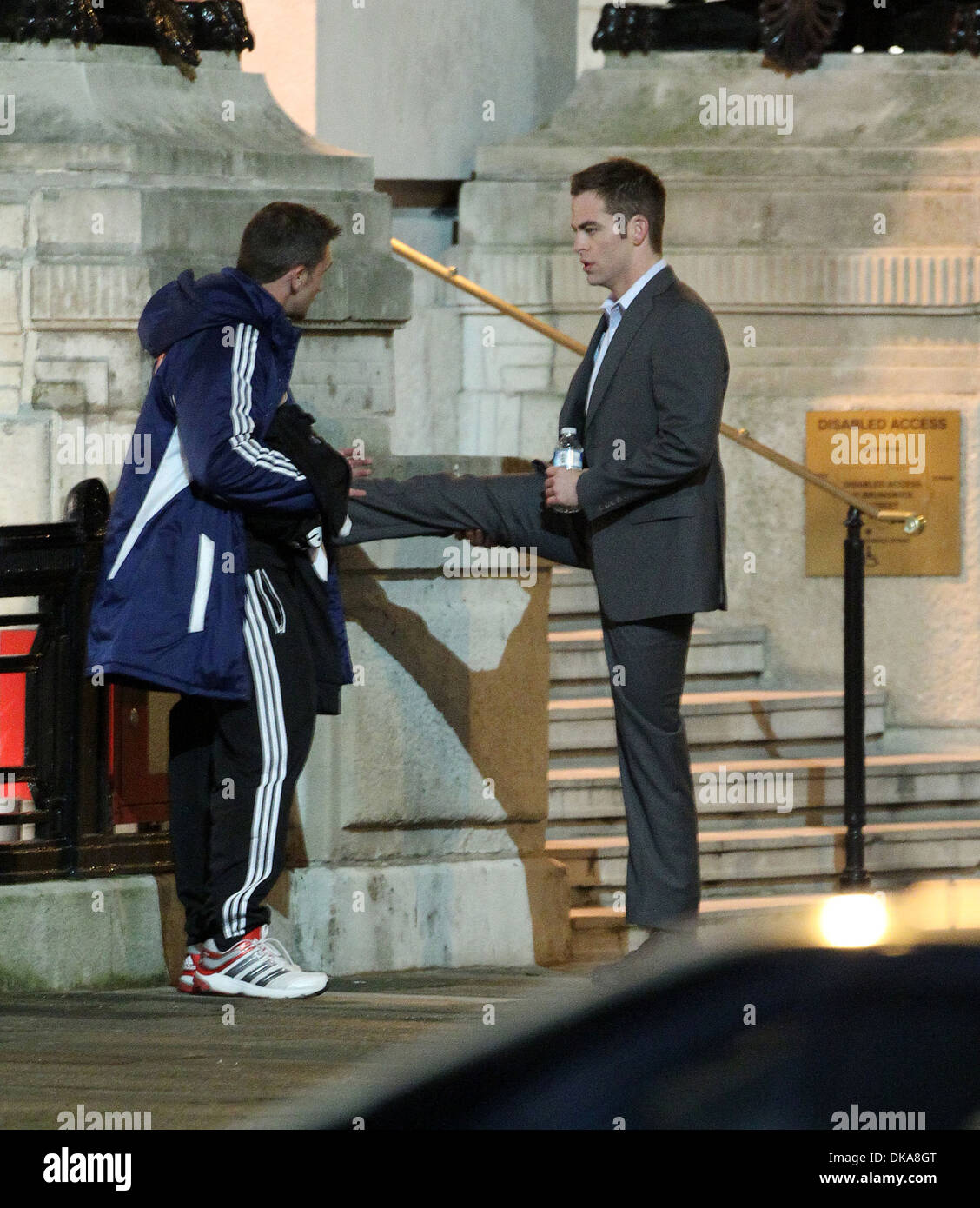 Chris Pine shooting scenes for upcoming Jack Ryan movie on location in ...