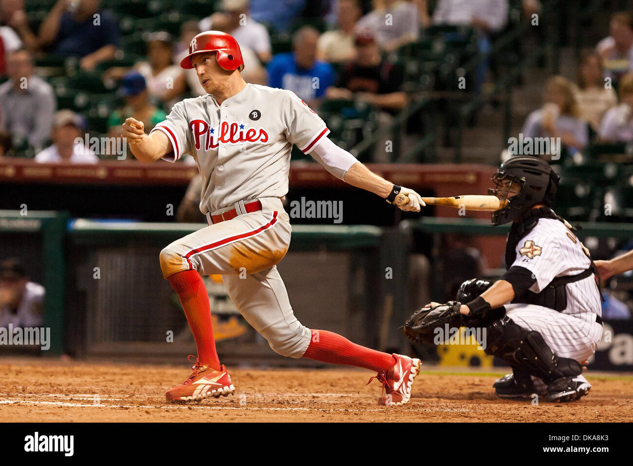 Sept. 12, 2011 - Houston, Texas, U.S - Philadelphia Phillies right ...