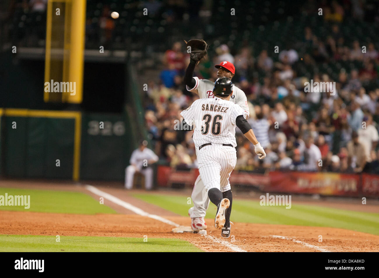 Sept. 12, 2011 - Houston, Texas, U.S - Houston Astros shortstop Angel ...