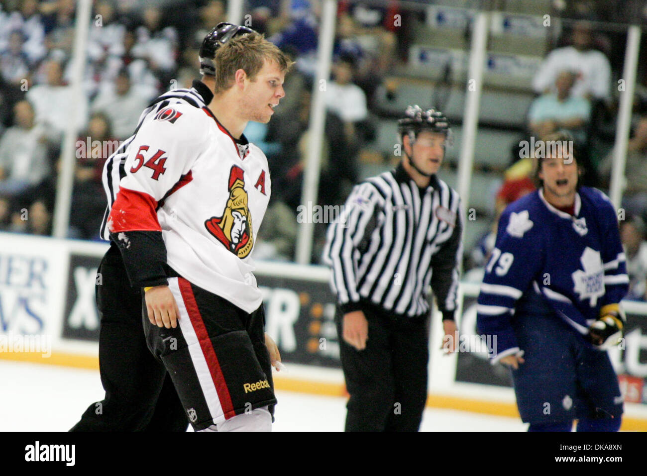 Sept. 13, 2011 - Oshawa, Ontario, Canada - Ottawa Senators rookie F ...