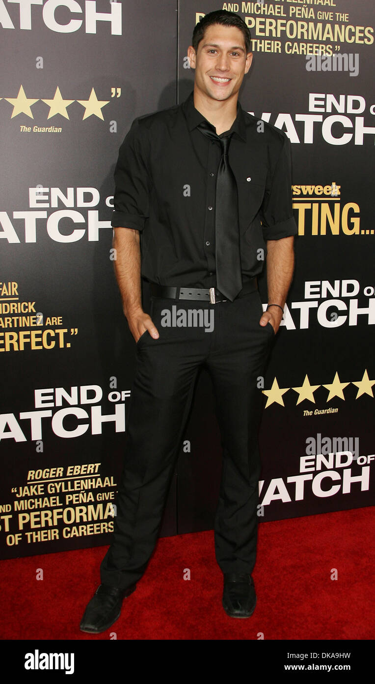 Talon Smith Los Angeles Premiere of "End Of Watch" held at Regal ...