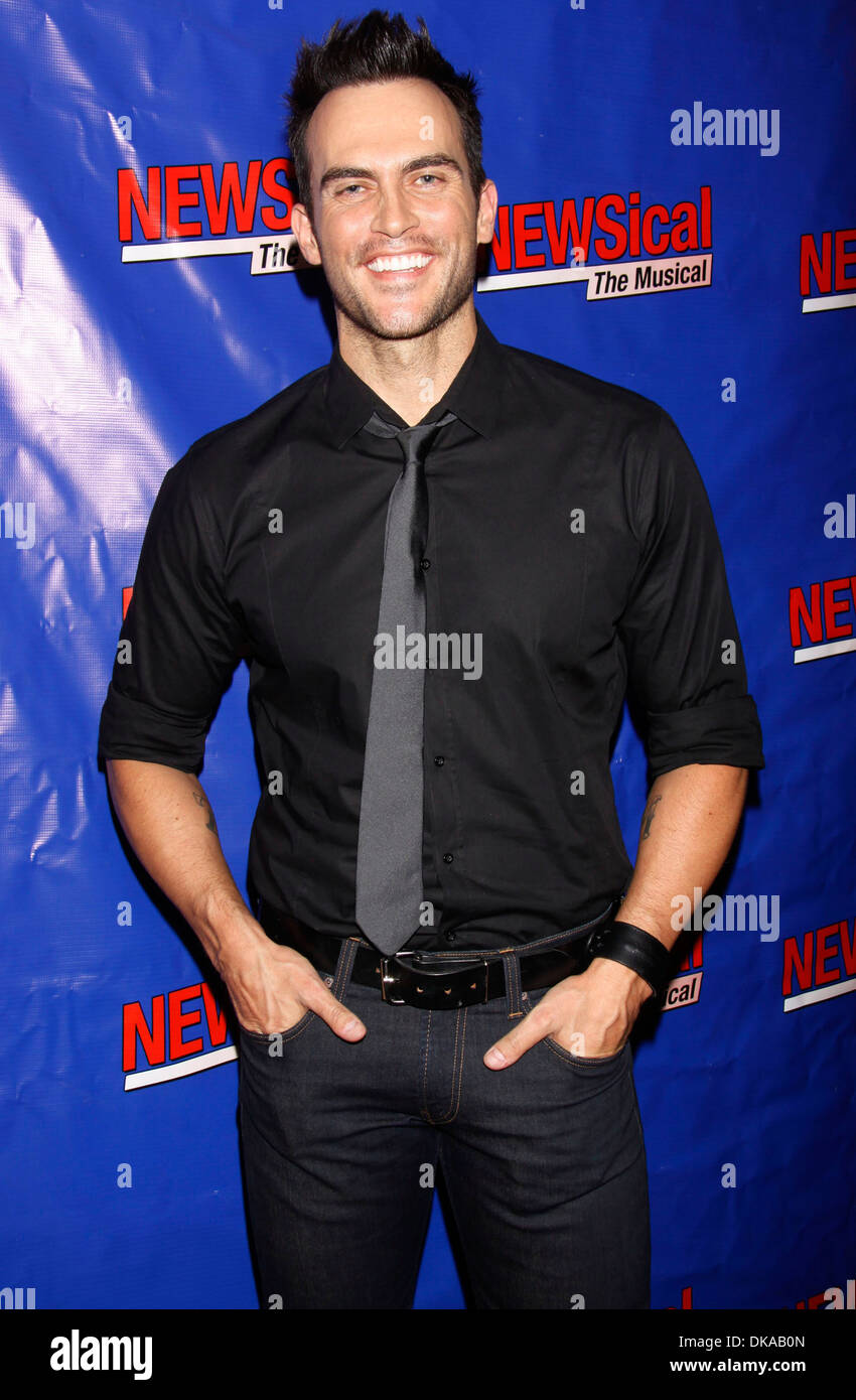 Cheyenne Jackson Perez Hilton's VIP opening night of 'Newsical Musical ...