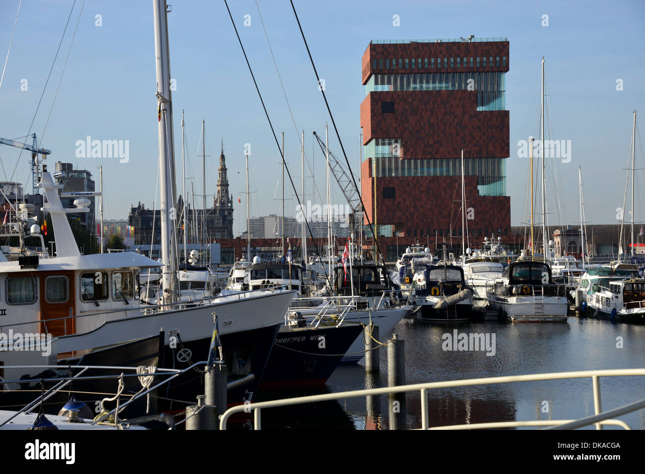 The harbor of antwerp hi-res stock photography and images - Alamy