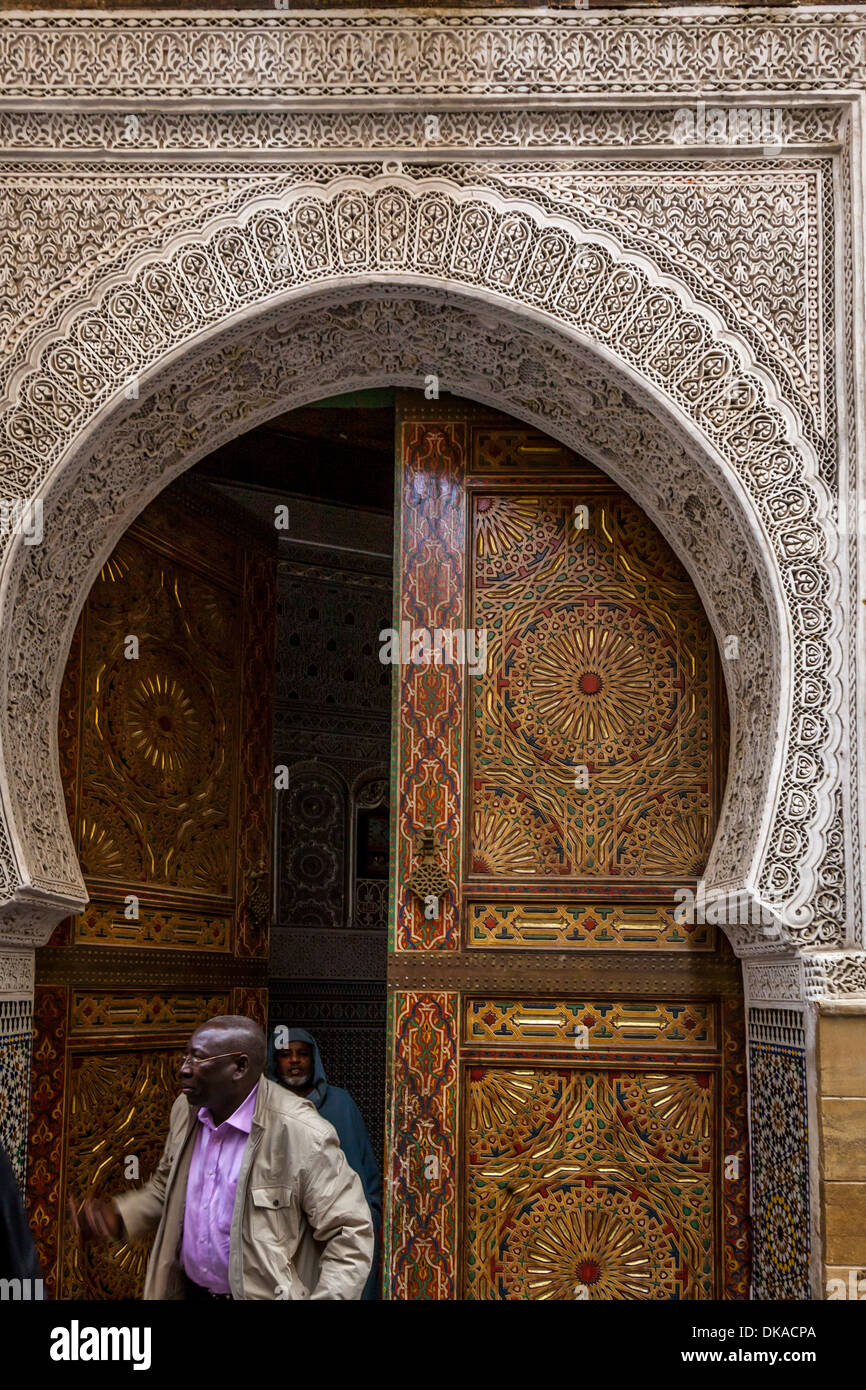 Beautiful Architecture, The Medina, Fez, Morocco Stock Photo - Alamy