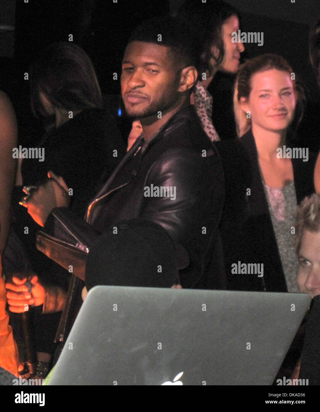 Usher parties at 1 OAK nightclub after attending iHeartRadio music ...