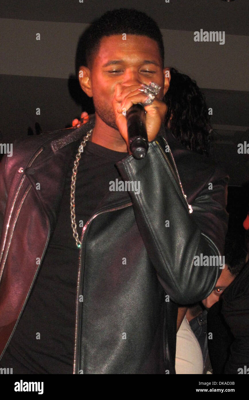 Usher parties at 1 OAK nightclub after attending iHeartRadio music ...