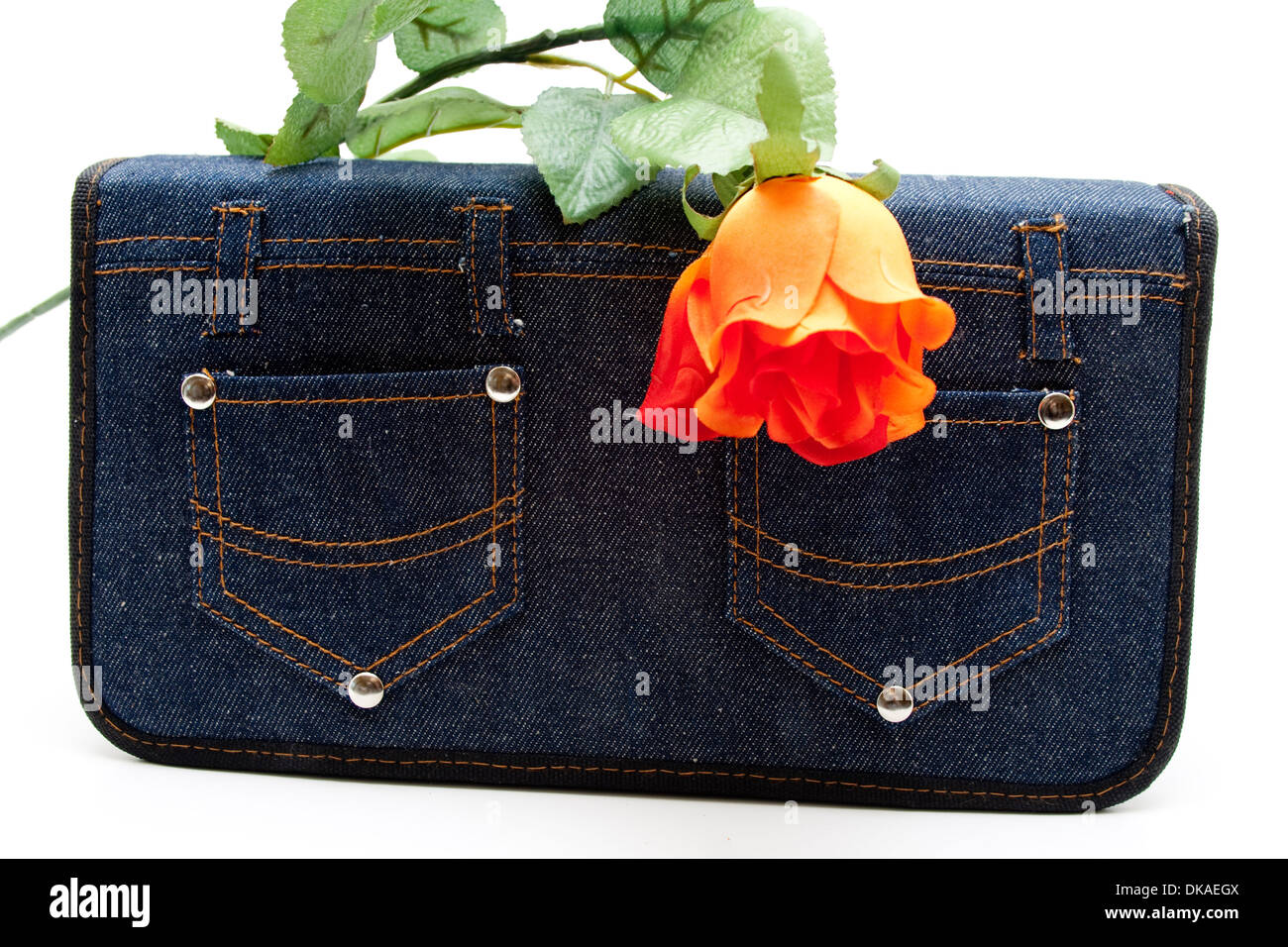 CD pocket with rose Stock Photo - Alamy