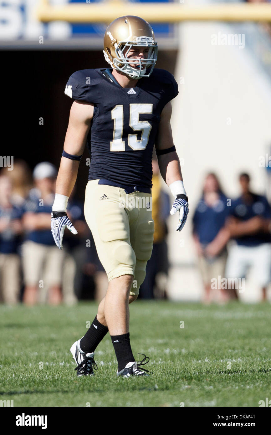 Sept. 17, 2011 - South Bend, Indiana, U.S - Notre Dame safety Dan ...