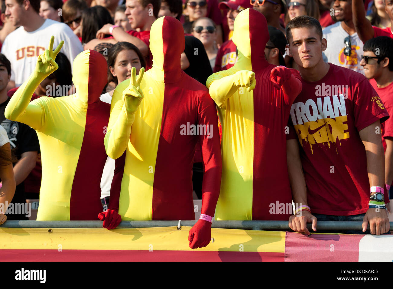 Fans usc trojans football game hi-res stock photography and images - Alamy