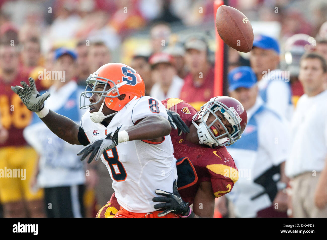 Sept. 17, 2011 - Los Angeles, California, U.S - USC Trojans wide ...